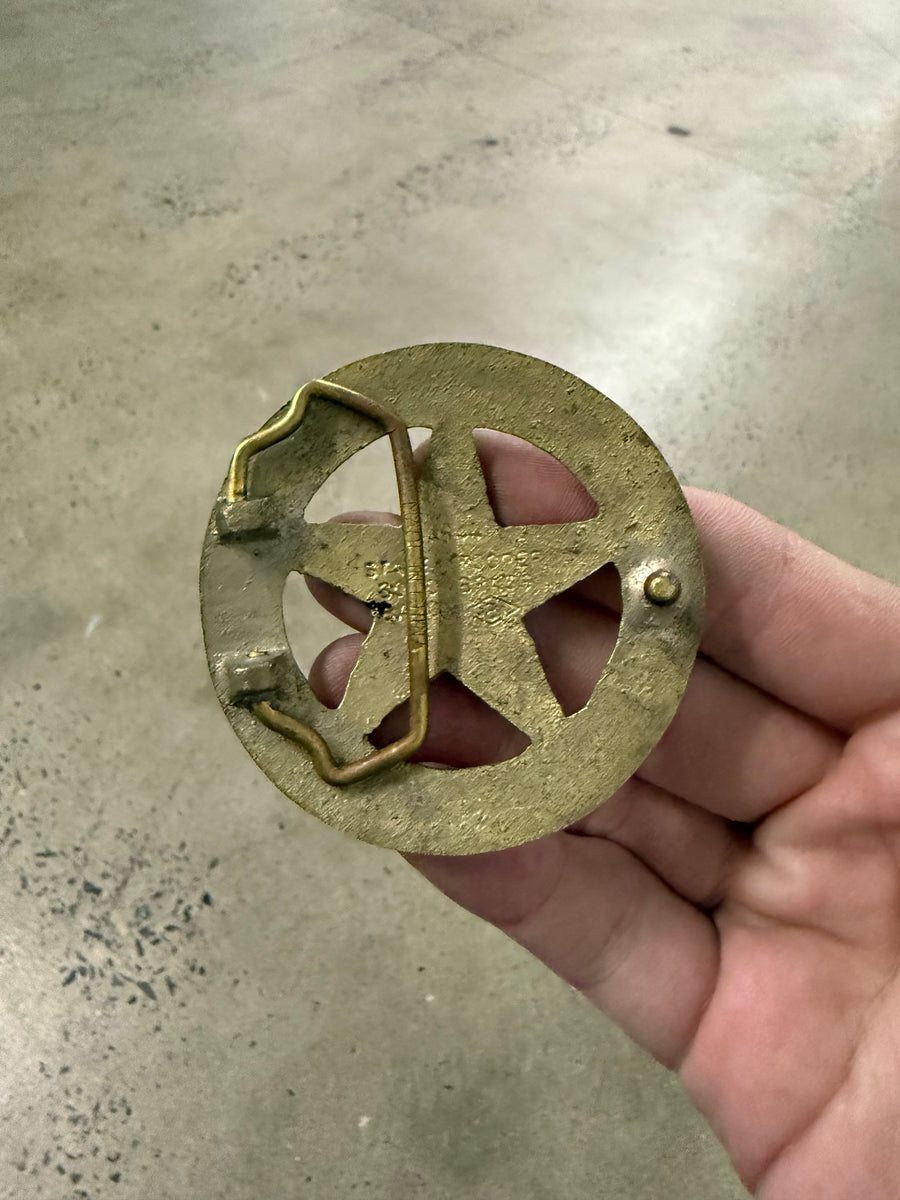 Vintage State Trooper Star Belt Buckle – VintageZac