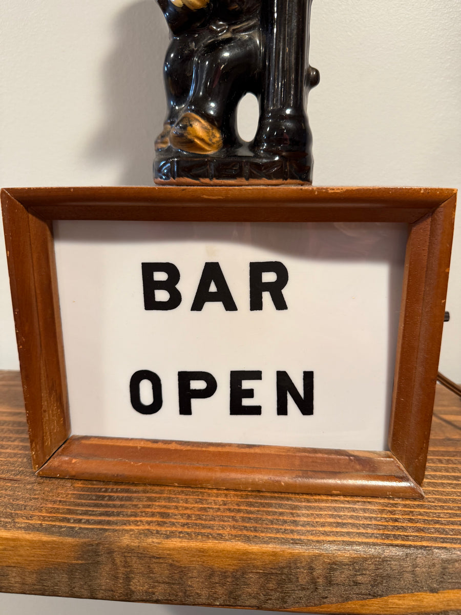 Vintage Bar Open Light Up Sign – VintageZac