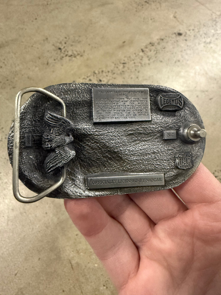 Vintage Talladega Super Speedway Nascar Belt Buckle – VintageZac